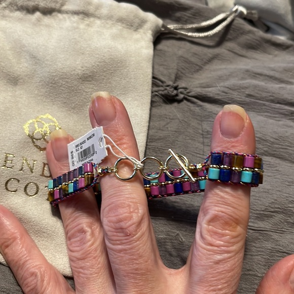 Kendra Scott | Jewelry | Nwt Kendra Scott Bree Gold Beaded Bracelet In ...